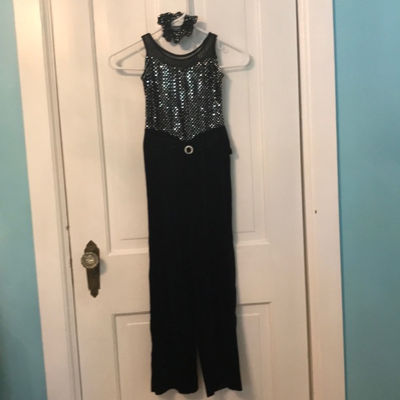 Art Stone | Costumes | 6 Black Velvet Dance Costume Unitards | Poshmark